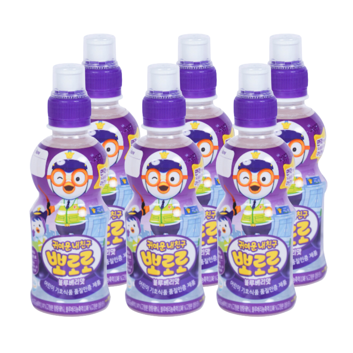Get Paldo Pororo Blueberry Flavor Drink 7.95 oz pack of 6 Delivered ...
