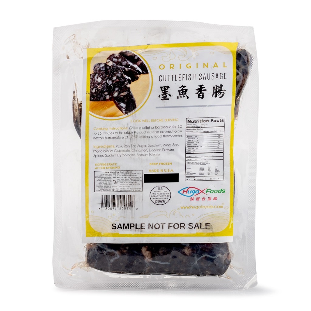 Hugo Foods Taiwan Style Cuttlefish Sausage Frozen - Weee!