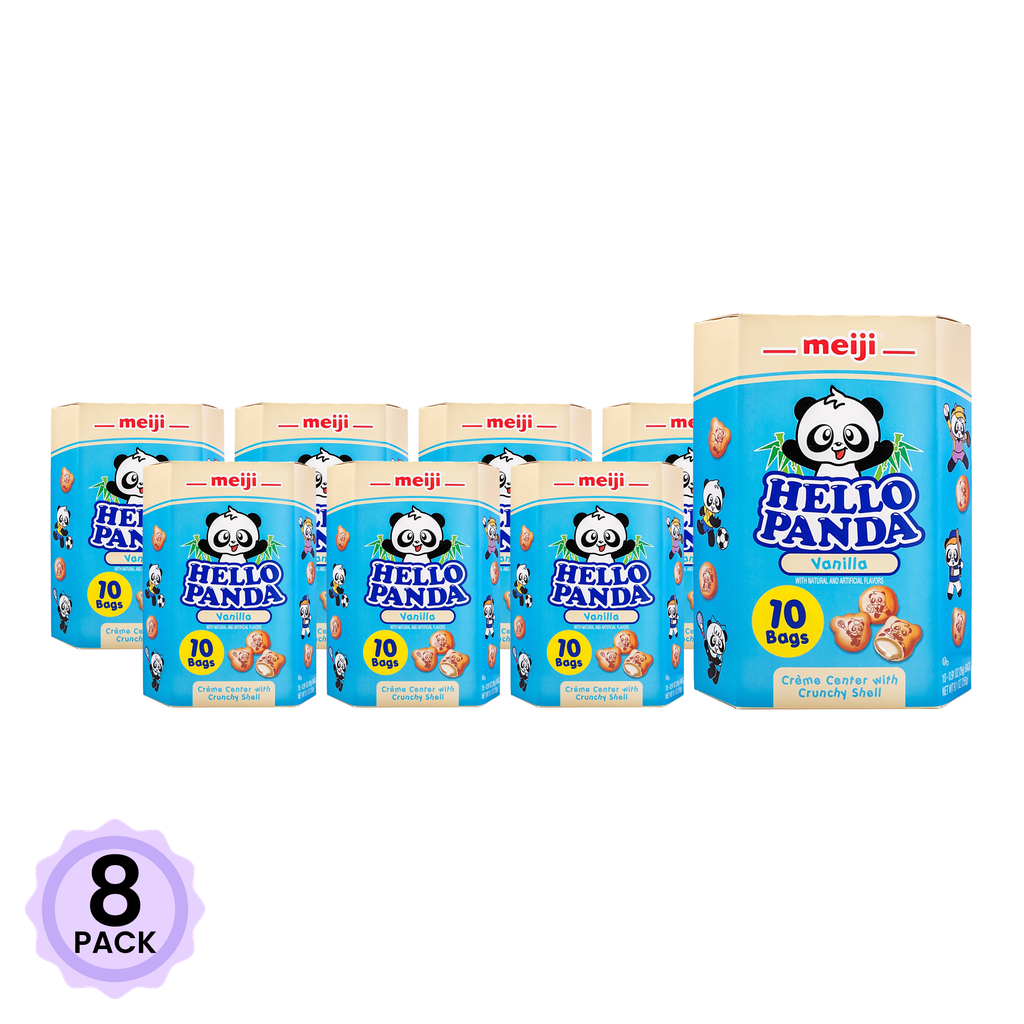 Get Meiji Hello Panda Vanilla Biscuits 258 g*8 pack Delivered | Weee ...
