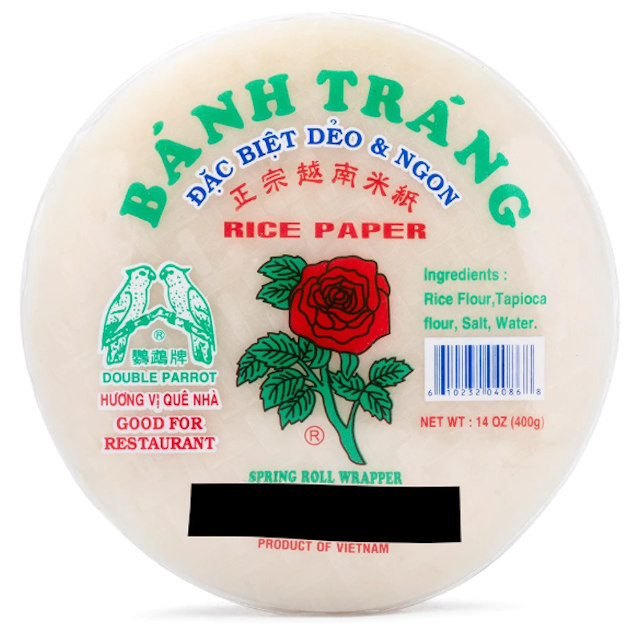Get Double Parrot Rose Rice Paper 22cm 14 oz Delivered | Weee! Asian Market
