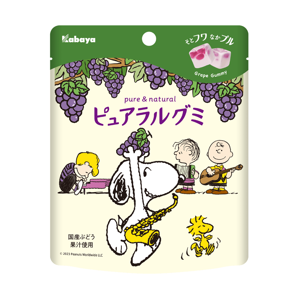 Get KABAYA Pure Natural Seasonal Limited Grape Flavored Gummy Candy 58g ...