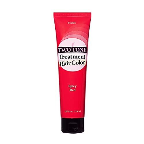 Get ETUDE HOUSE Two Tone Treatment Hair Color #2 Spicy Red Delivered ...