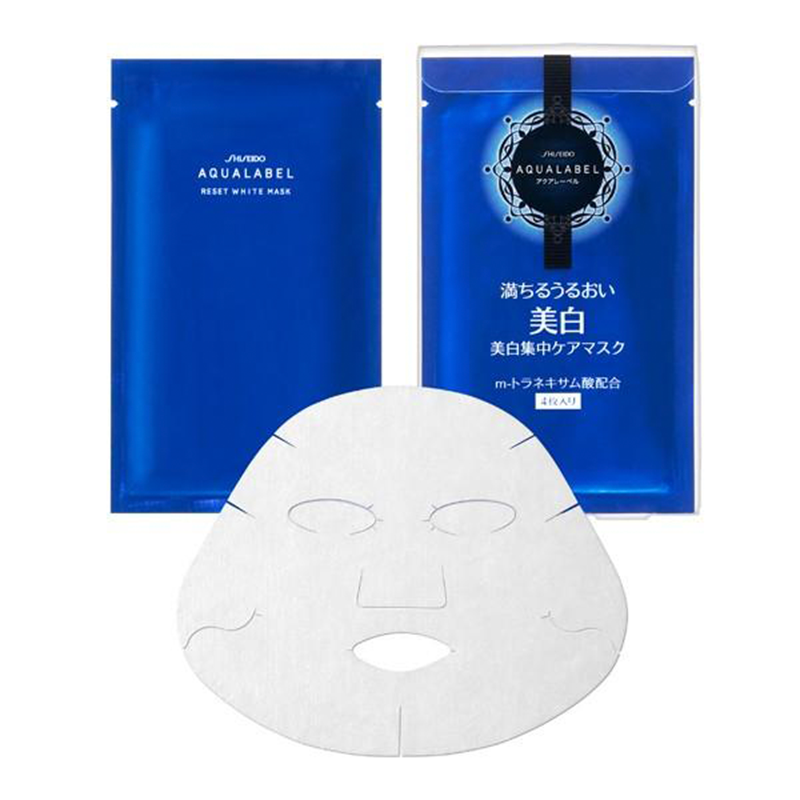 Get Shiseido Aqualabel Hyaluronic Acid Mask Reset White Mask 18ml X 4 ...