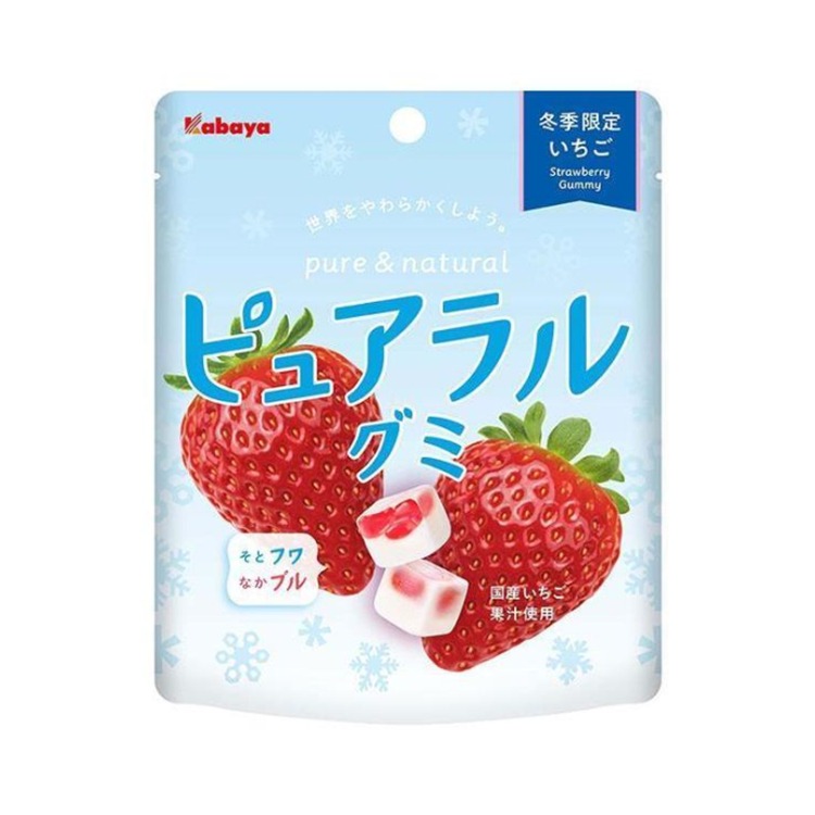 Get Kabaya pureal gummy strawberry 58g Delivered | Weee! Asian Market