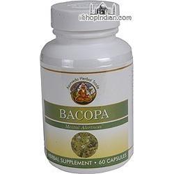 Bacopa - Memory & Alertness (Sandhu's Ayurveda) - 60 capsules - Weee!