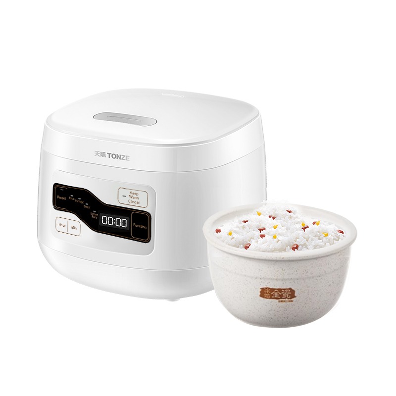 Get Joydeem Ceramic Rice Cooker FD20S-W, 4 Cup Uncooked Rice Cookers ...