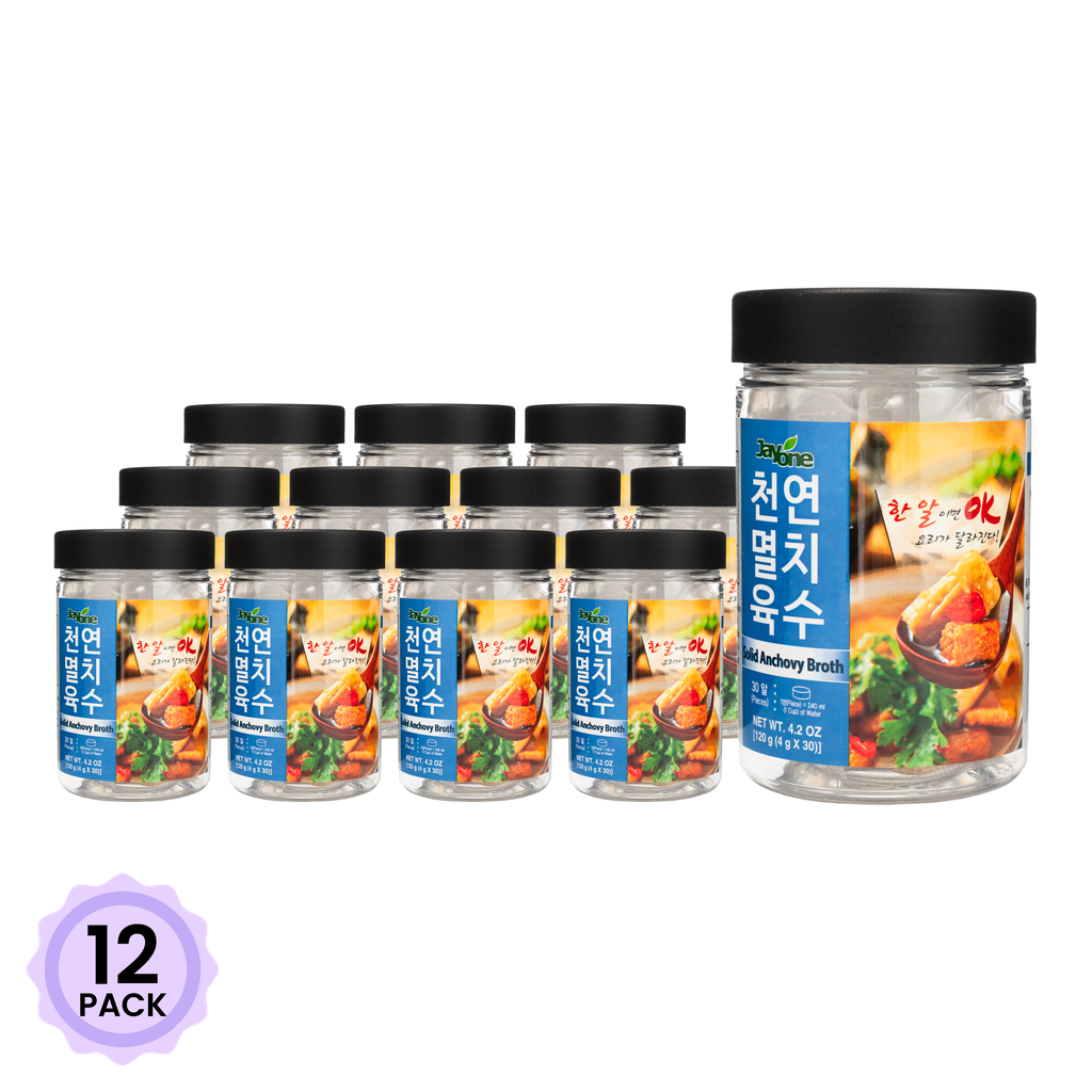 Get JAYONE Solid Anchovy Broth 120 g*12 pack Delivered | Weee! Asian Market