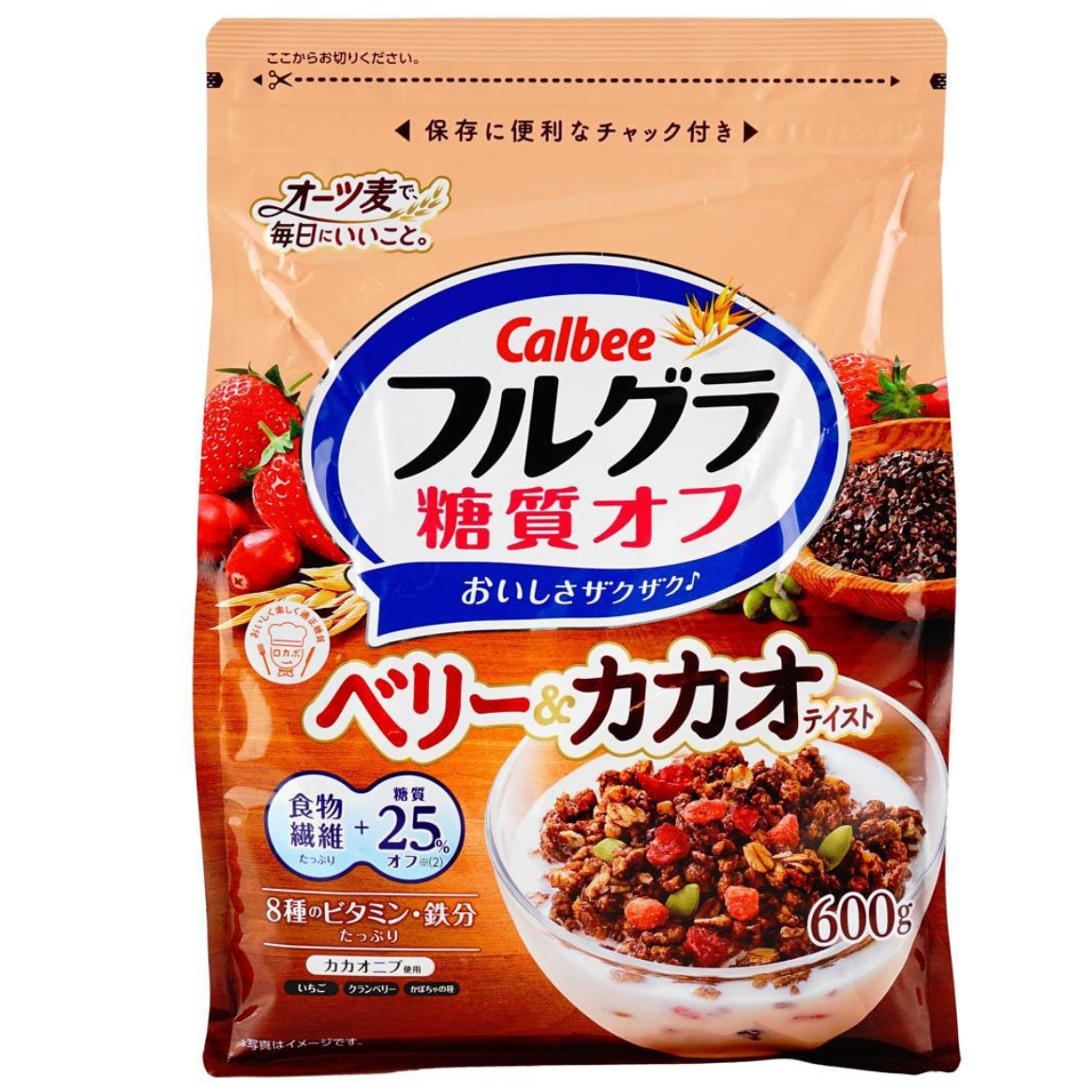 Get Calbee Frugra Fruit Granola Berry and Cocoa 600g Delivered | Weee ...