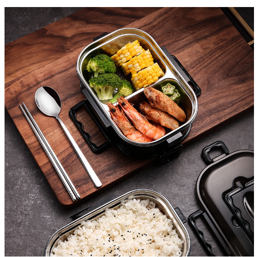 Get Stainless steel insulated Bento Box portable partition type office ...