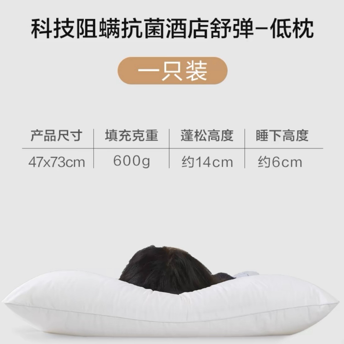 Get LUOLAI Mite resistant and bacteria-resistant comfortable rebound ...