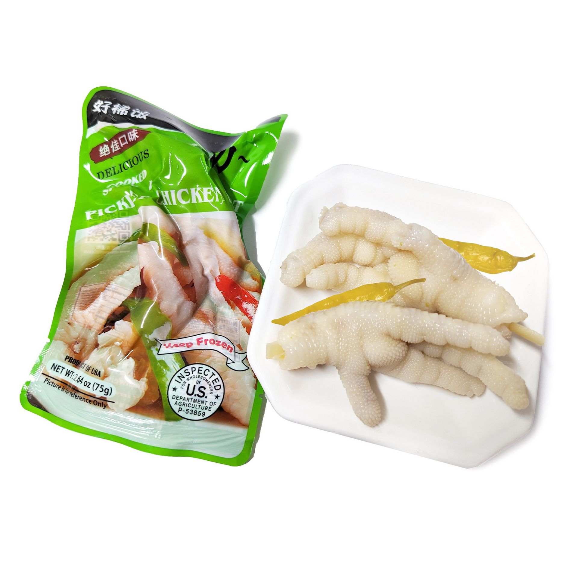 Get Chunwei Spicy Pickled Chicken Feet small pack Delivered | Weee ...