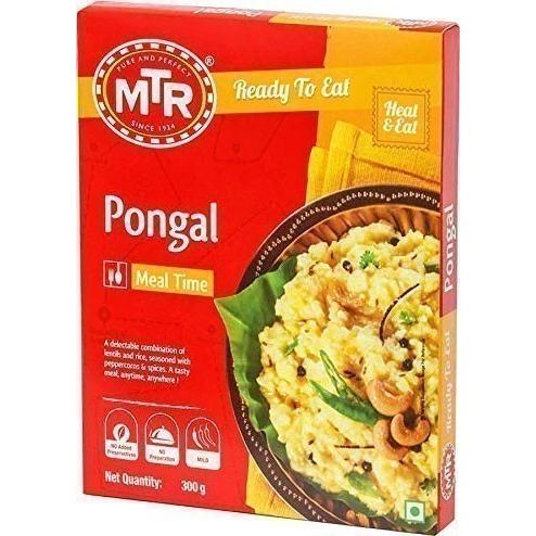 Get MTR Pongal - Peppered Lentil Rice (Ready-to-Eat), 10.5 oz box ...