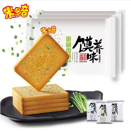 Get 【MIDUOQI】Toasted Bread Slice Green Onion Flavor 308g Delivered ...