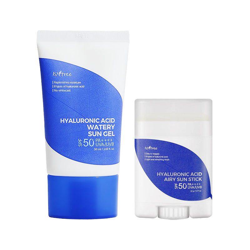 Get Isntree Hyaluronic Acid Sun Gel + Sun Stick SPF 50+ PA ...