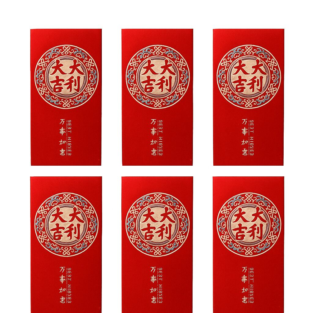 Get Lunar New Year red envelopes 6 pieces 1 each Delivered | Weee ...