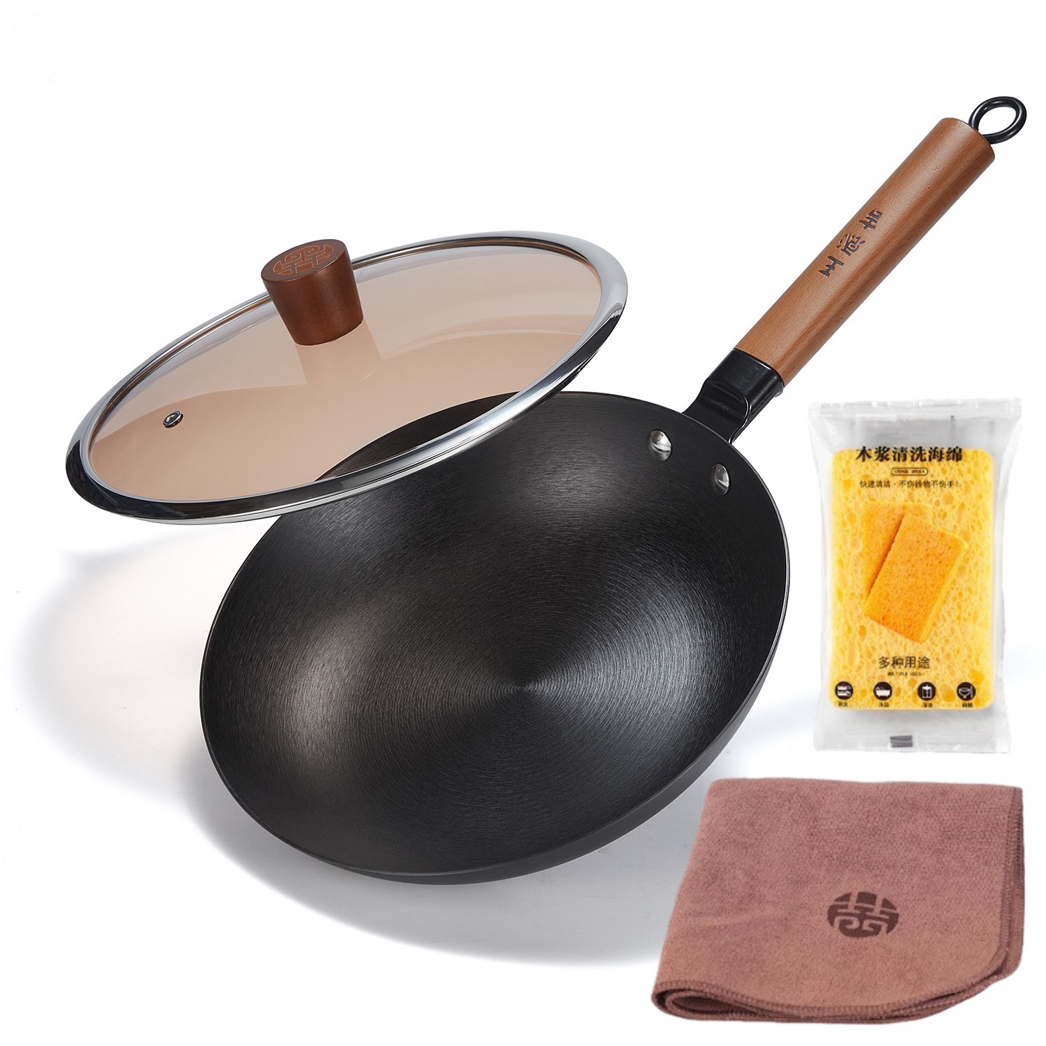 Get WANGYUANJI Nonstick Frying Skillet No Coating Omelette Pan Cast ...