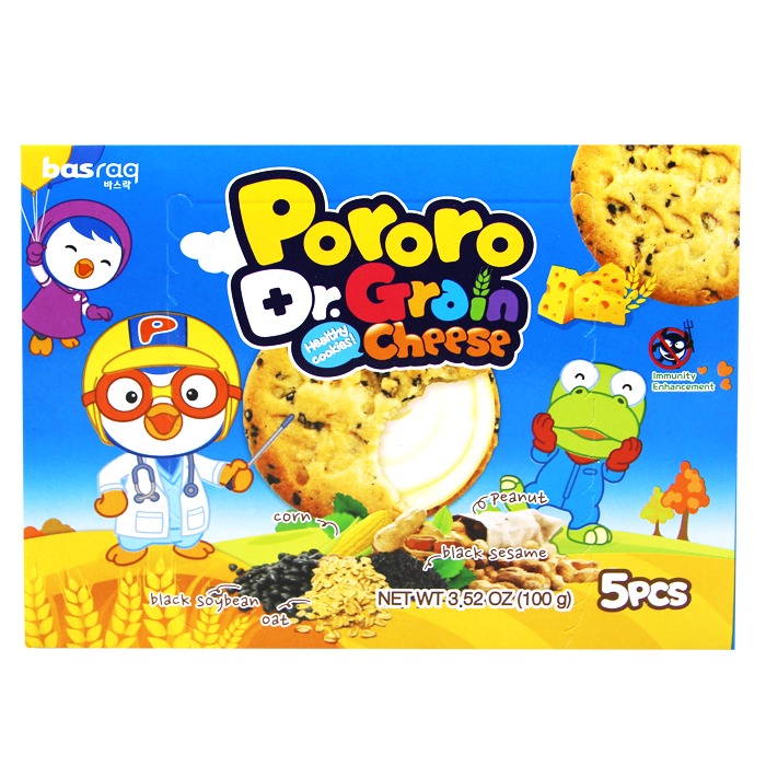 Get Basraq Pororo Dr Grain Cheese Cookies Delivered | Weee! Asian Market