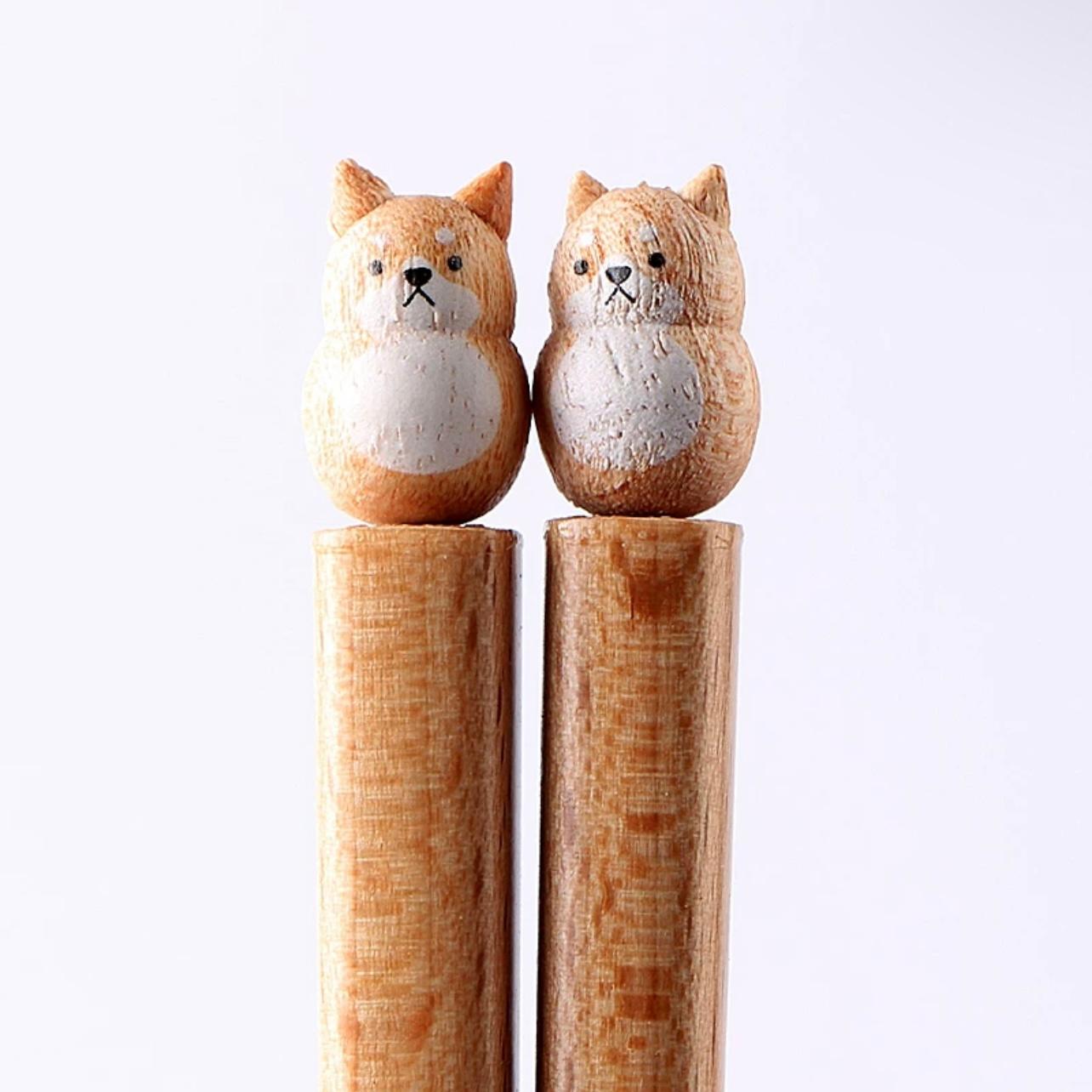 Get Japan Plumpy Cutie Animal Chopsticks shiba Delivered | Weee! Asian ...