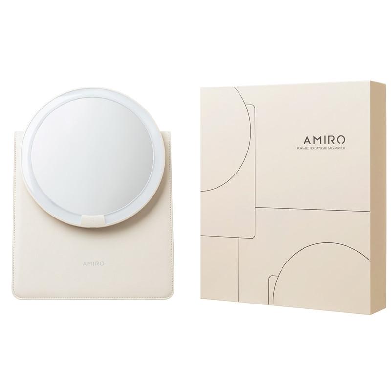 AMIRO LED Makeup Vanity Mirror with Makeup Travel Bag - Weee!