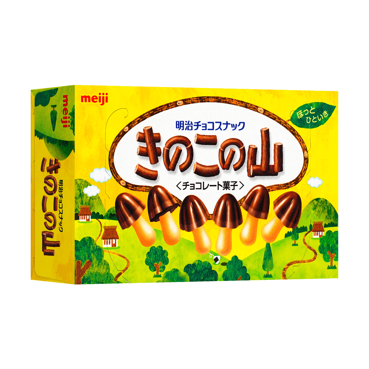 Get MEIJI Mushroom's Mountain Chocolate Snack 74g Delivered | Weee! Asian Market