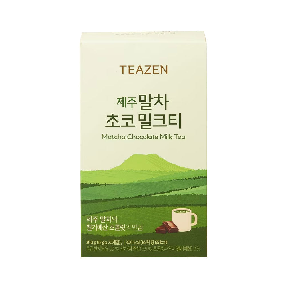 Get Teazen Jeju Matcha Chocolate Milk Tea 20p Delivered | Weee! Asian ...