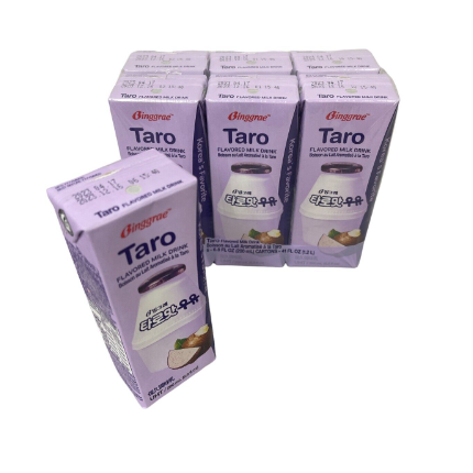 Get South Korea BINGGRAE Taro Milk 1 box 200ml Delivered | Weee! Asian ...