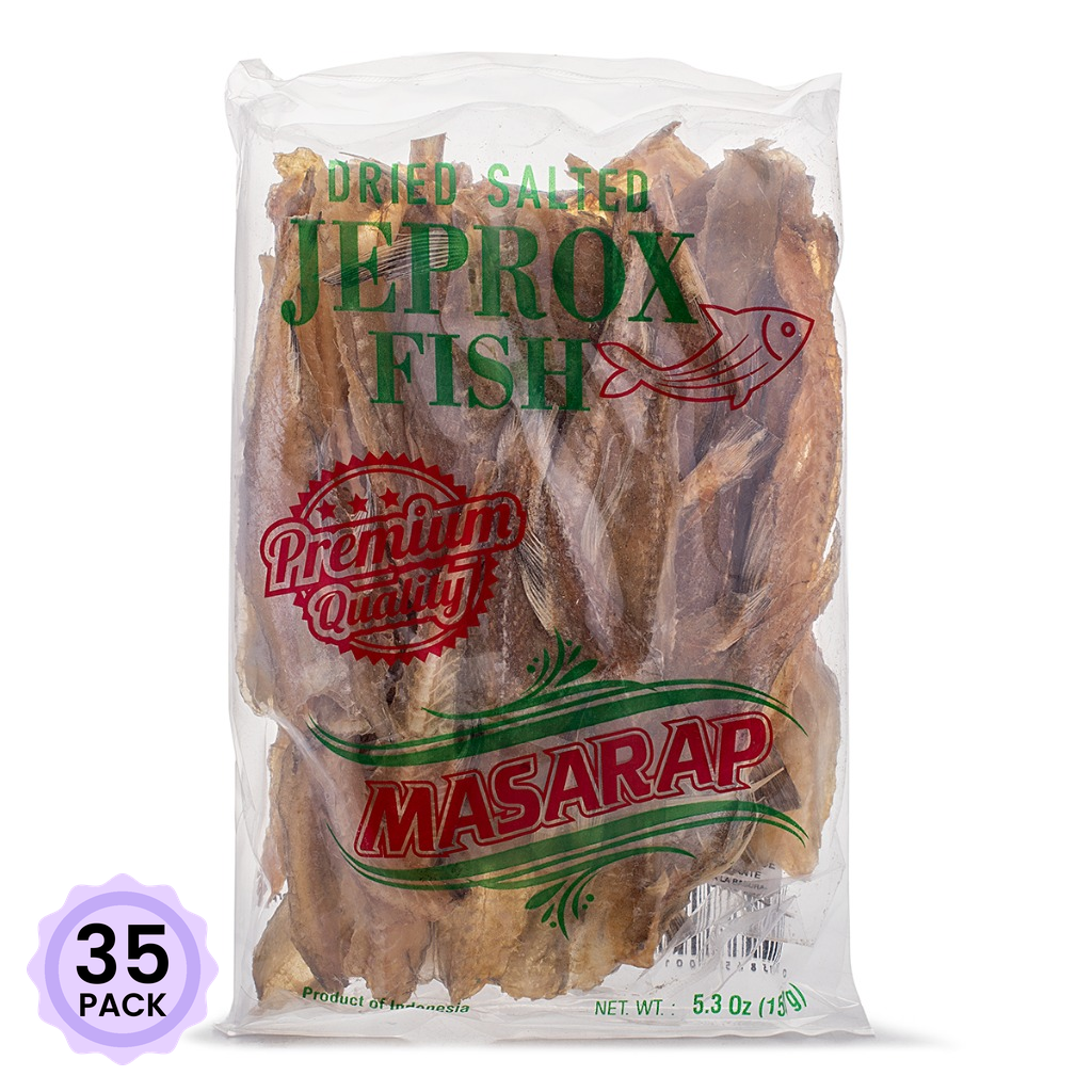 Get Masarap Dried Salted Jeprox Fish 3.52 oz*35 pack Delivered | Weee ...