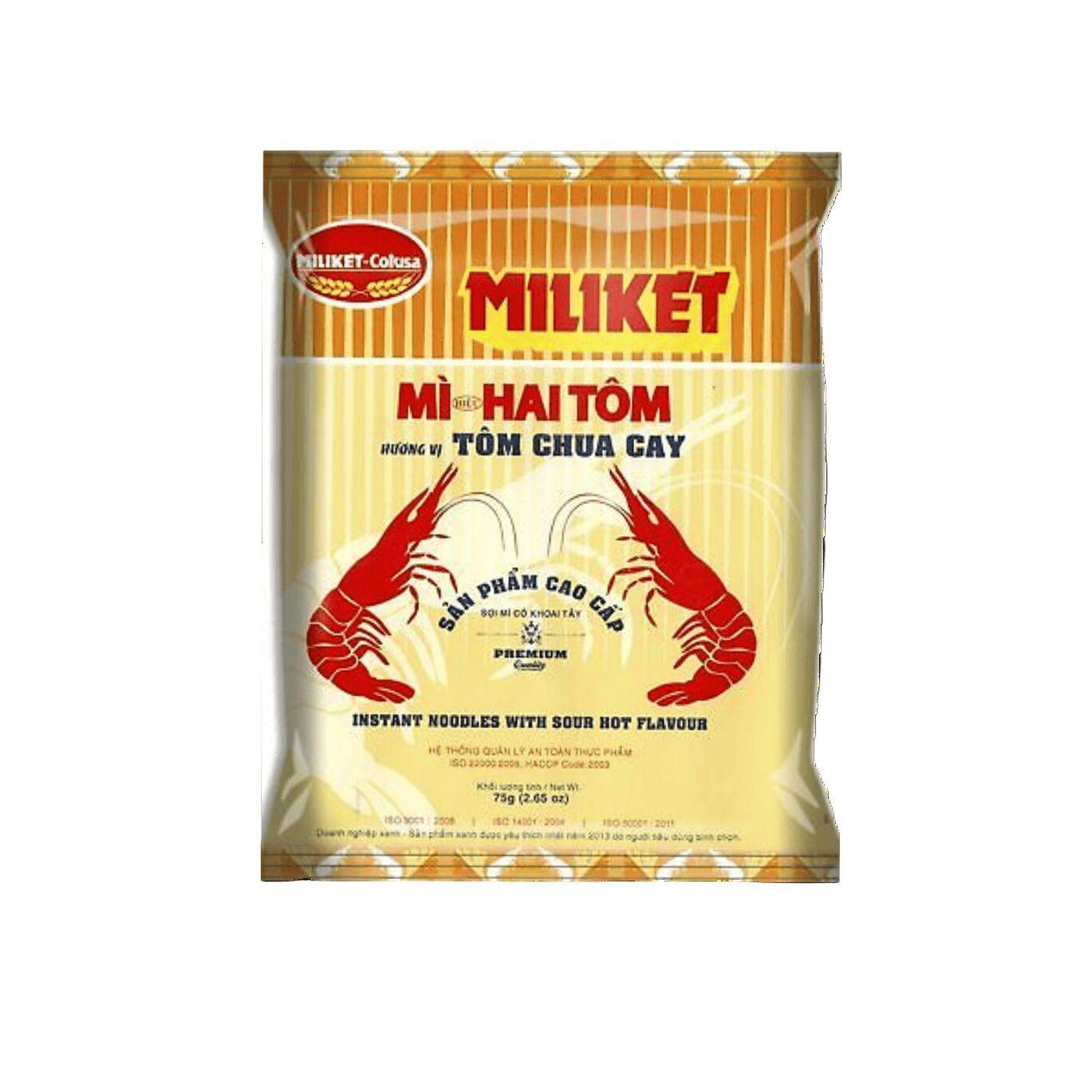 Get Miliket Instant Noodles with Sour Hot Flavor 1 each Delivered ...