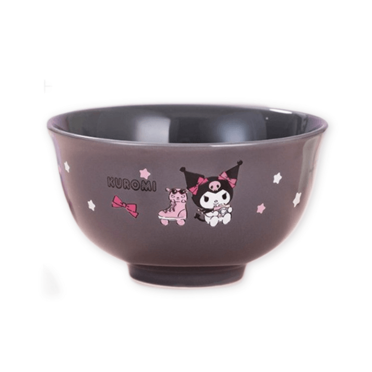 Sanrio Cute Cartoon Ceramic Bowl Home Use Rice Bowl 5in 415ml Kuromi ...