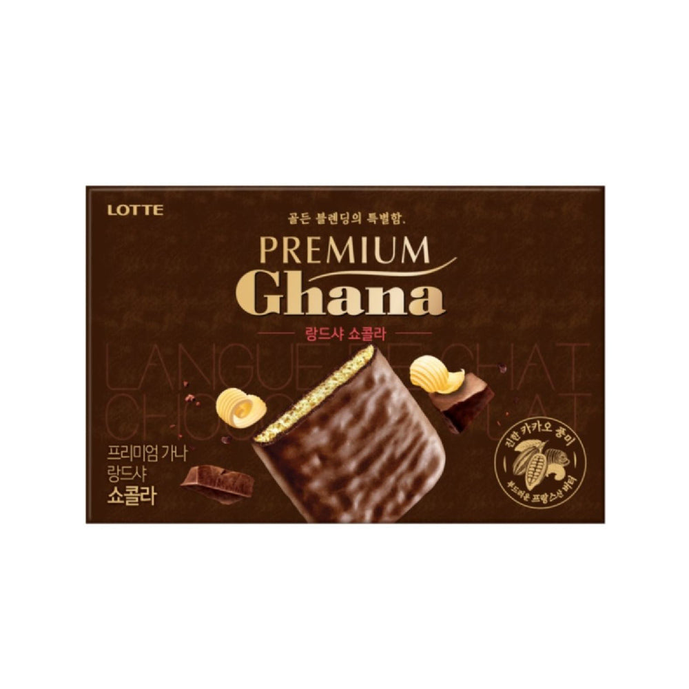 Get Lotte Premium Ghana Langue de Chat Chocolat 91g Delivered | Weee ...