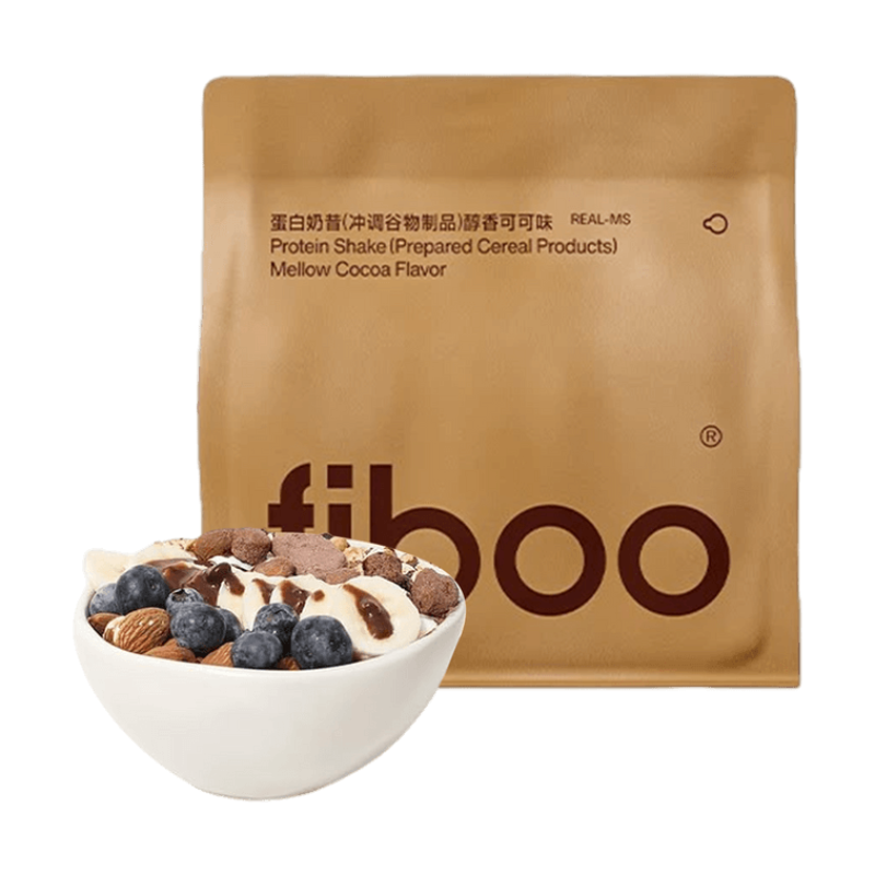 Get FIBOO Protein Shake #Mellow Cocoa Flavor 400g Delivered | Weee! Asian Market
