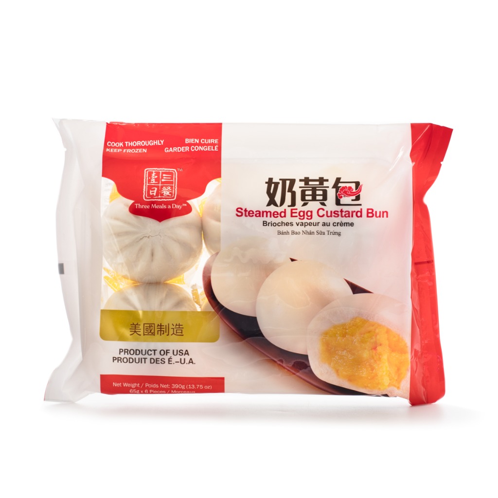 Get Three Meals a Day Custard Bun, Frozen Delivered | Weee! Asian Market