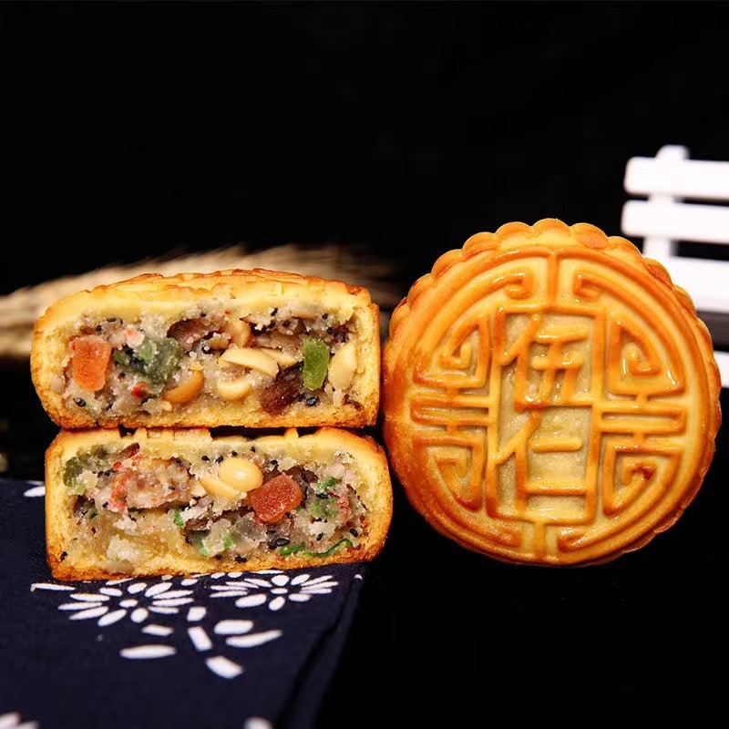 Get Xinghualou Five-Nut Mooncake (1-Pc) 100 g Delivered | Weee! Asian Market