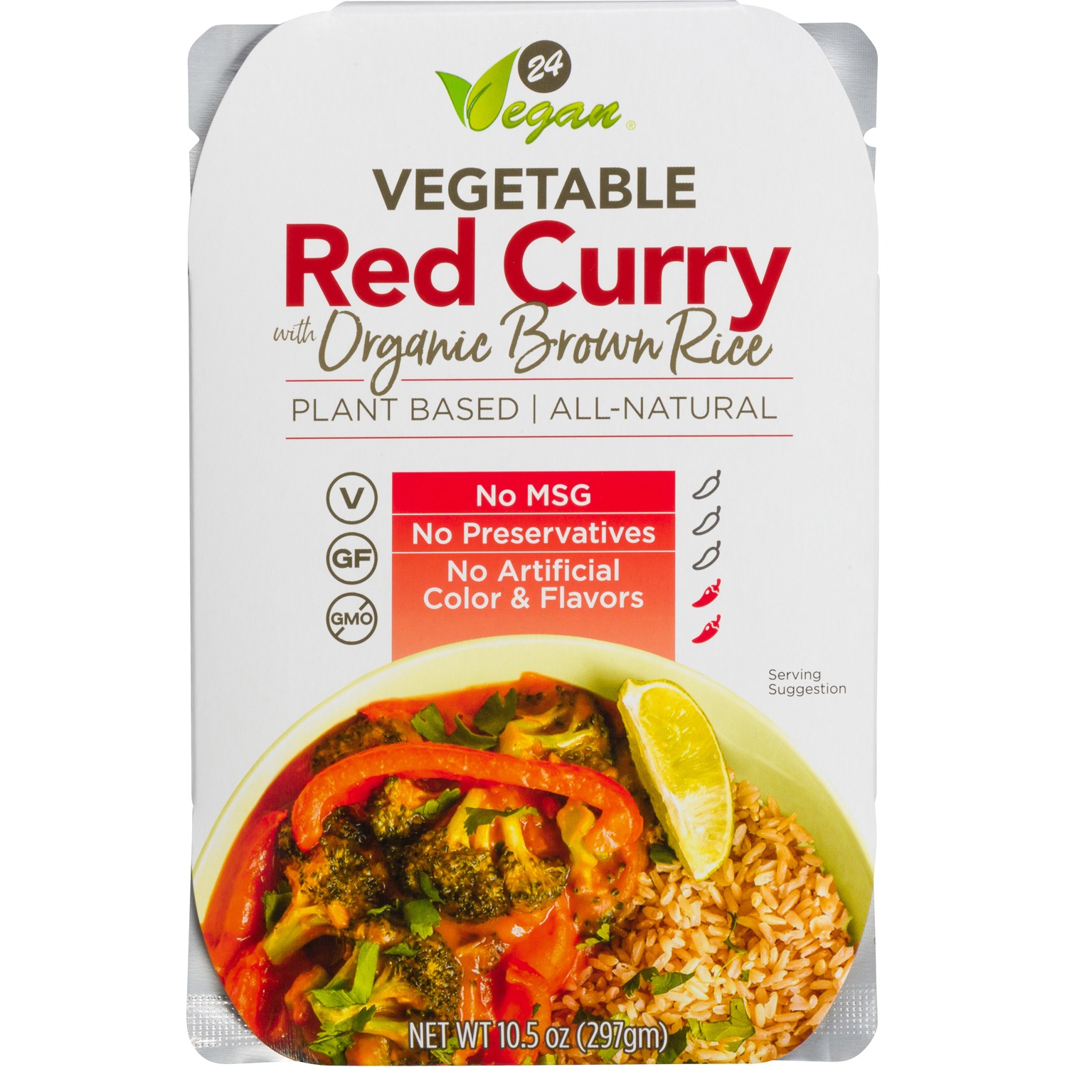 Get 24Vegan Vegetable Red Curry with Organic Jasmine Rice - 100% Vegan ...