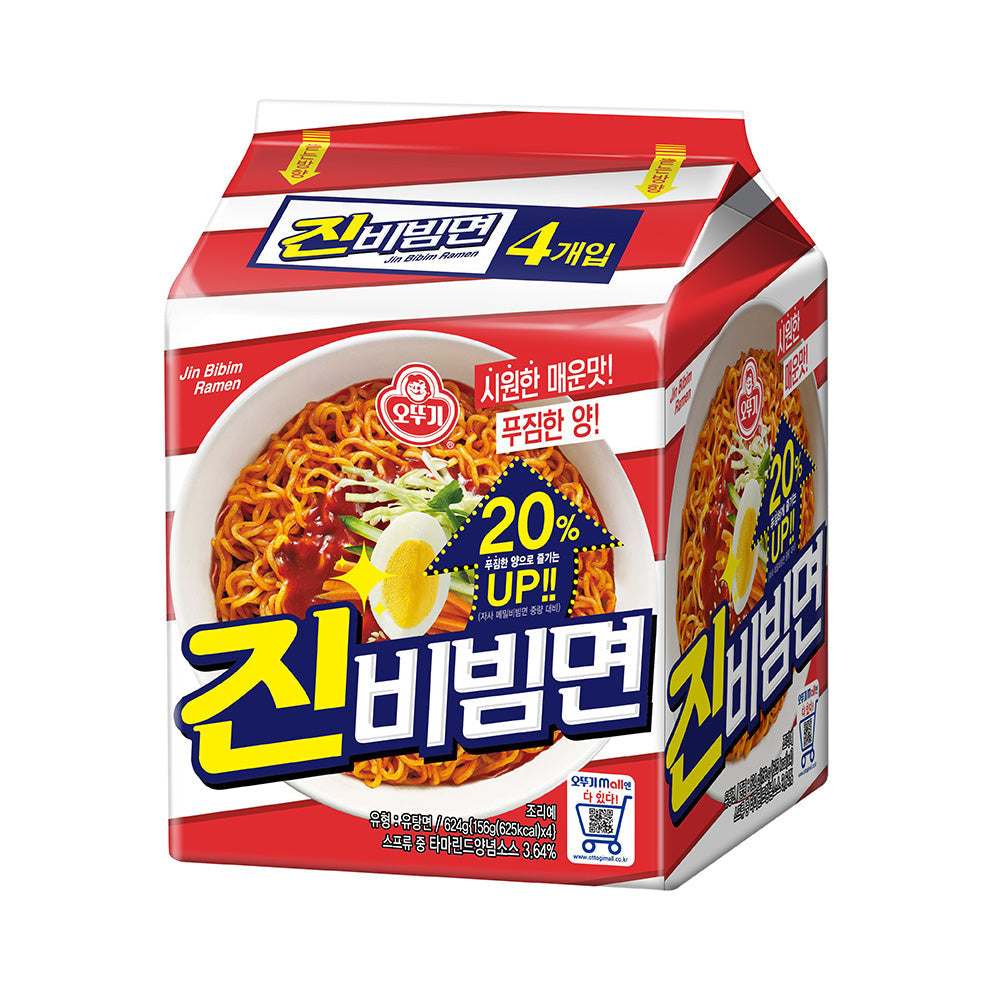 Get Ottogi Jin Bibim Myeon Ramen 4p Delivered | Weee! Asian Market