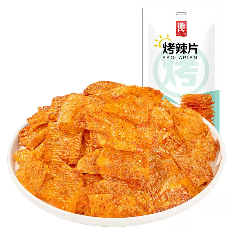 Get Genji Spicy Slices and Strips Nostalgic Snack 65g * 1 Package Delivered | Weee! Asian Market