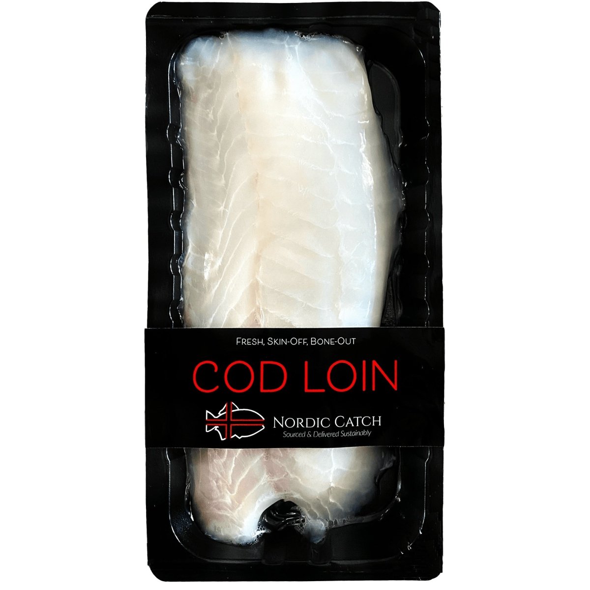 Wild Cod Loin, Sushi Grade from Iceland Fresh (No marinade) - Weee!
