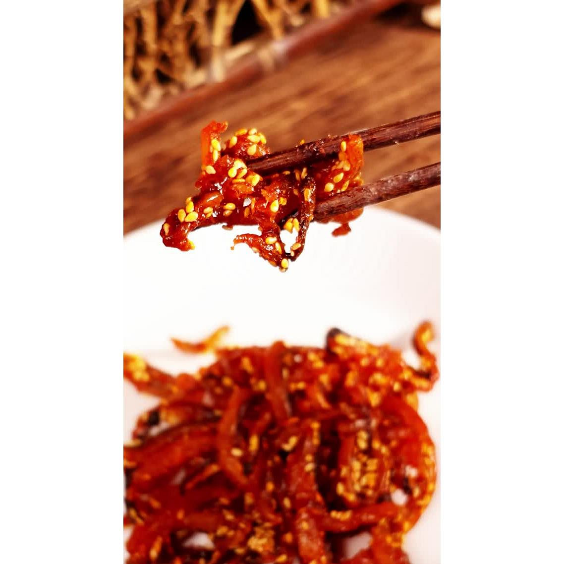 Get Sea Fortune Shredded Eel Spicy Seafood Snack Small Dried Fish ...