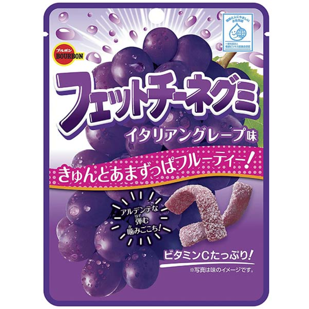 Get bourbon fettuccine gummy italian grape flavor 1 bag (50g) Delivered | Weee! Asian Market