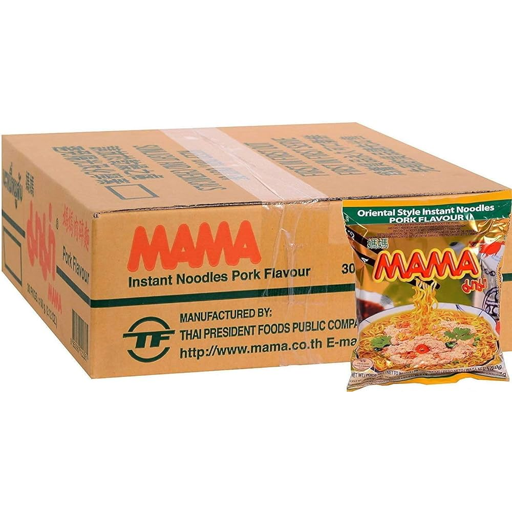 Get Mama Instant Noodles Artificial Pork Flavor Pack of 30 Delivered ...