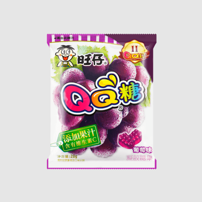 旺旺 旺仔QQ糖 葡萄味20g*5包 - Weee!