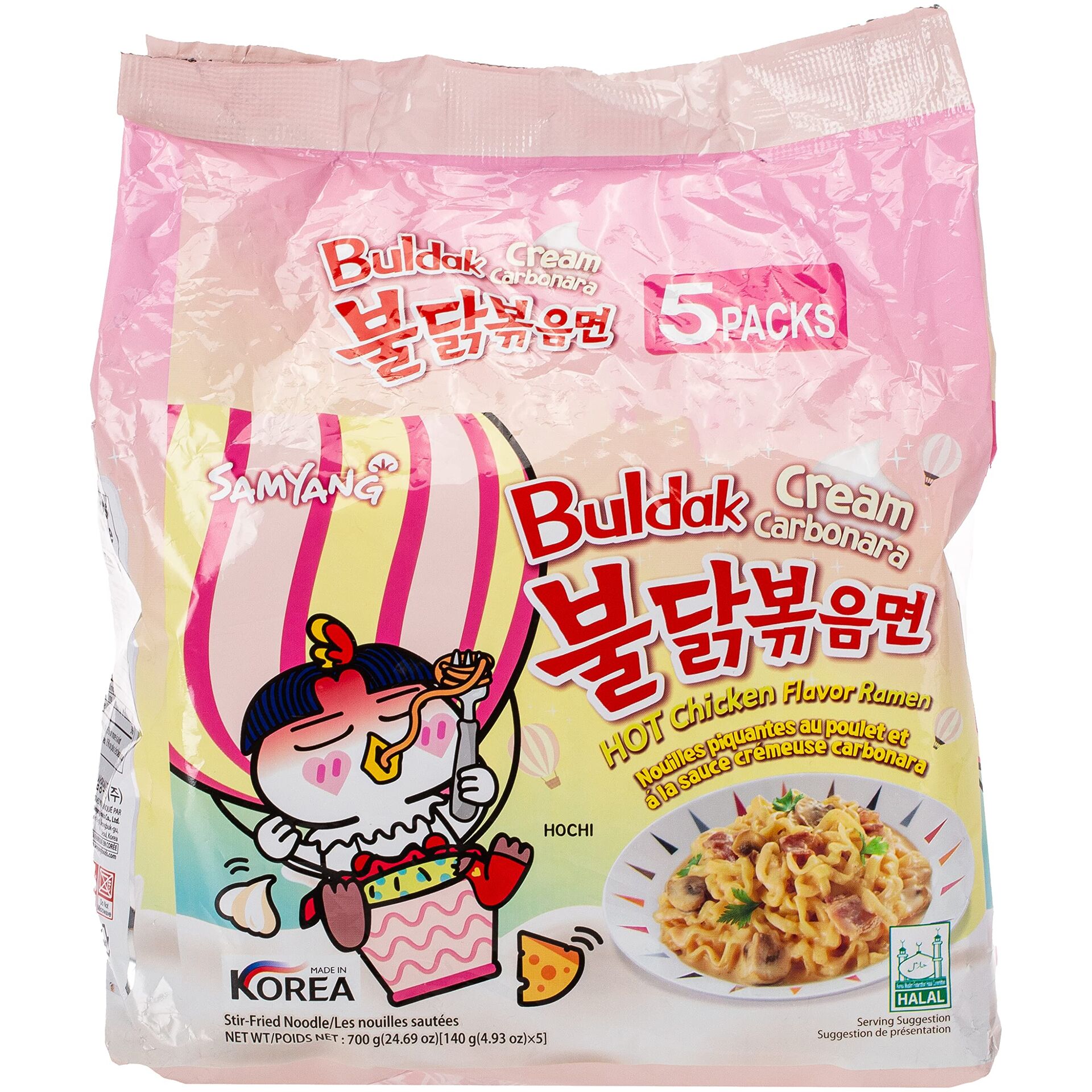 Get SAMYANG Cream carbonara buldak mixed noodles pack of 5 Delivered | Weee! Asian Market