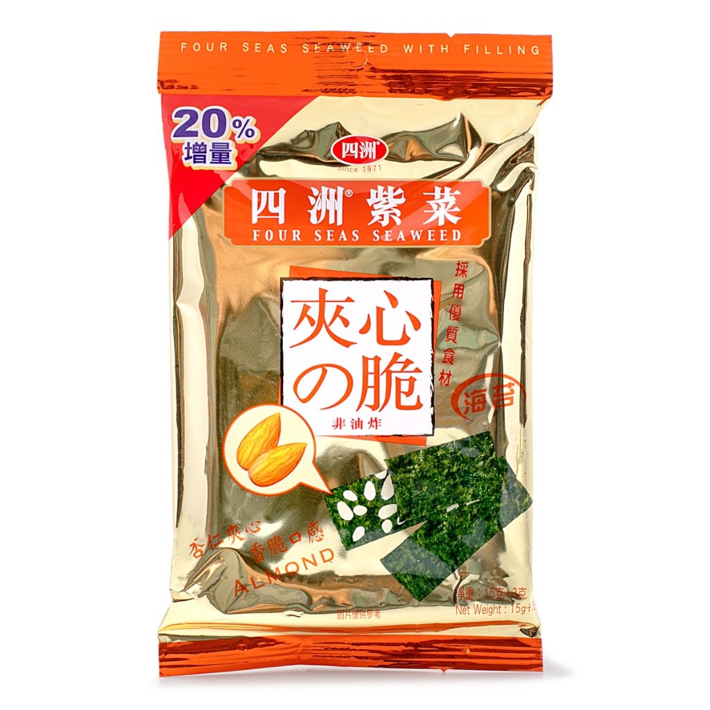 Four Seas 아몬드 김 스낵 - Weee!