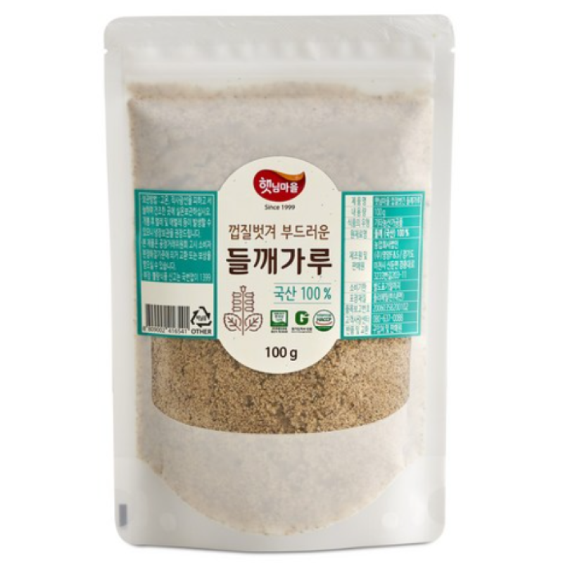 Get [Korea Direct ] Peeled domestic perilla seed powder 100g, 1 pack ...