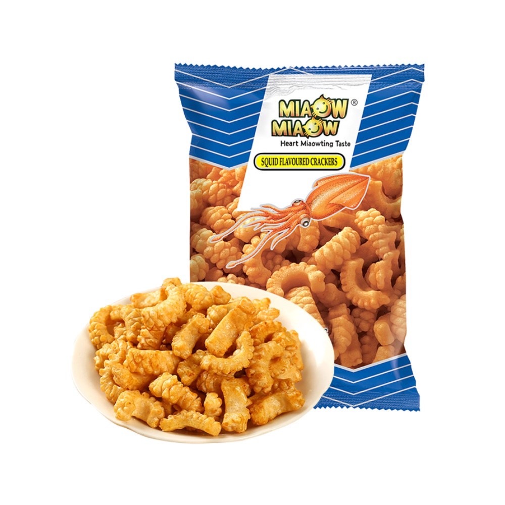 Get Malaysia imported Miaomiao squid chips 60g 60 g Delivered | Weee ...