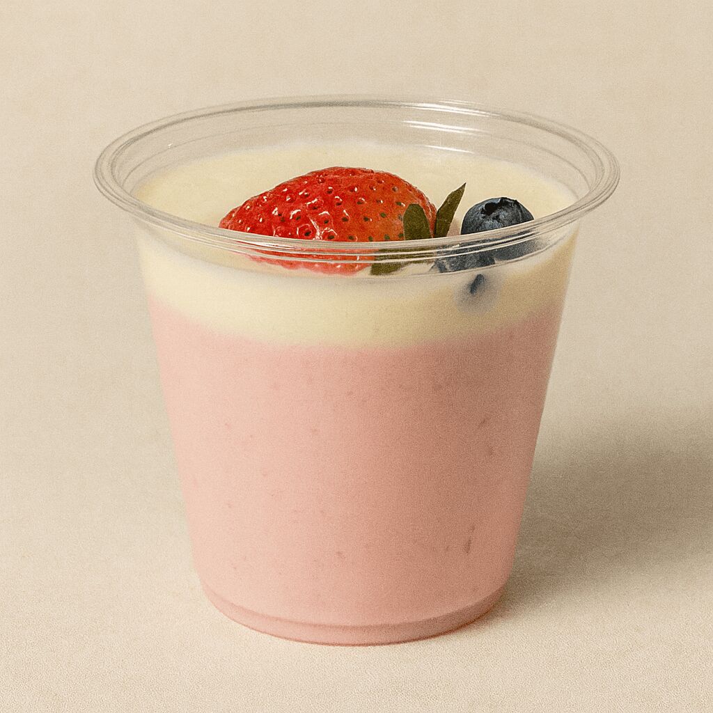 Strawberry Milk Two-Layer Pudding 8 oz - Weee!