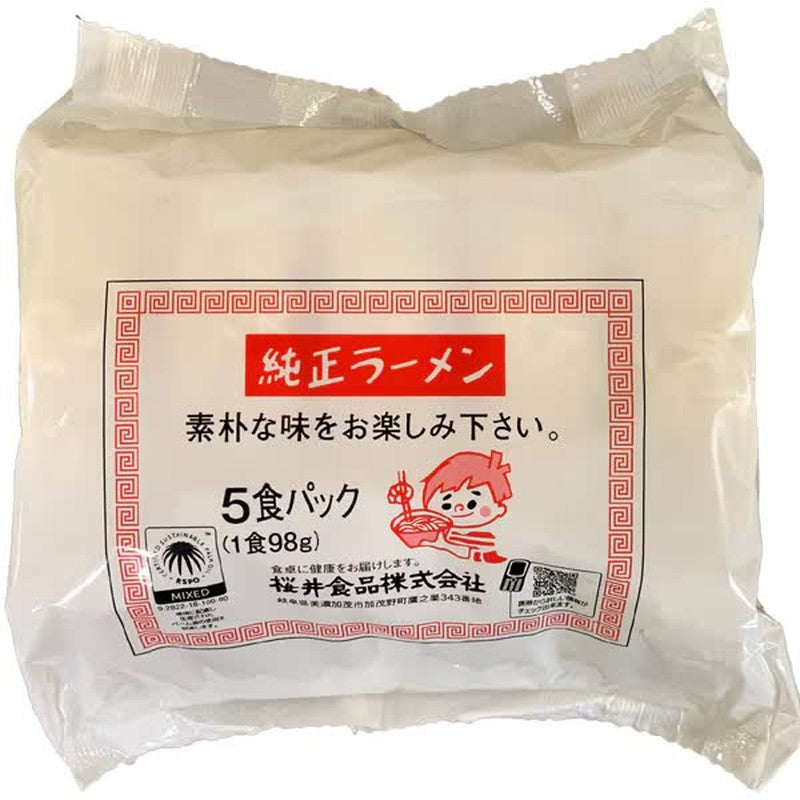 樱井纯拉面 5包 (100g*5) 500g - Weee!