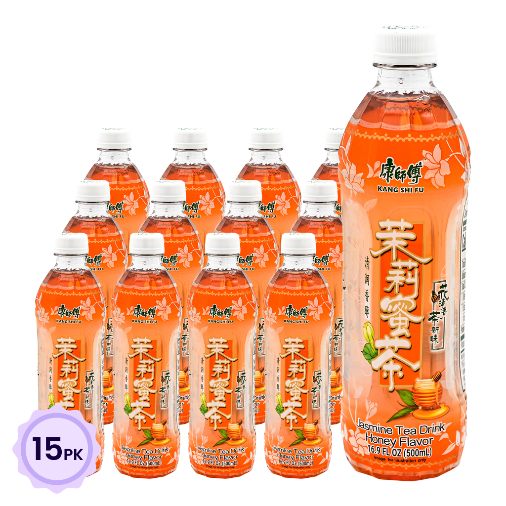 Get [Pack of 15] Master Kong Jasmine Honey Green Tea 500 ml Delivered | Weee! Asian Market