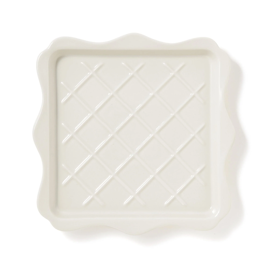Get Francfranc Frill Toast Plate (Ivory) Delivered | Weee! Asian Market