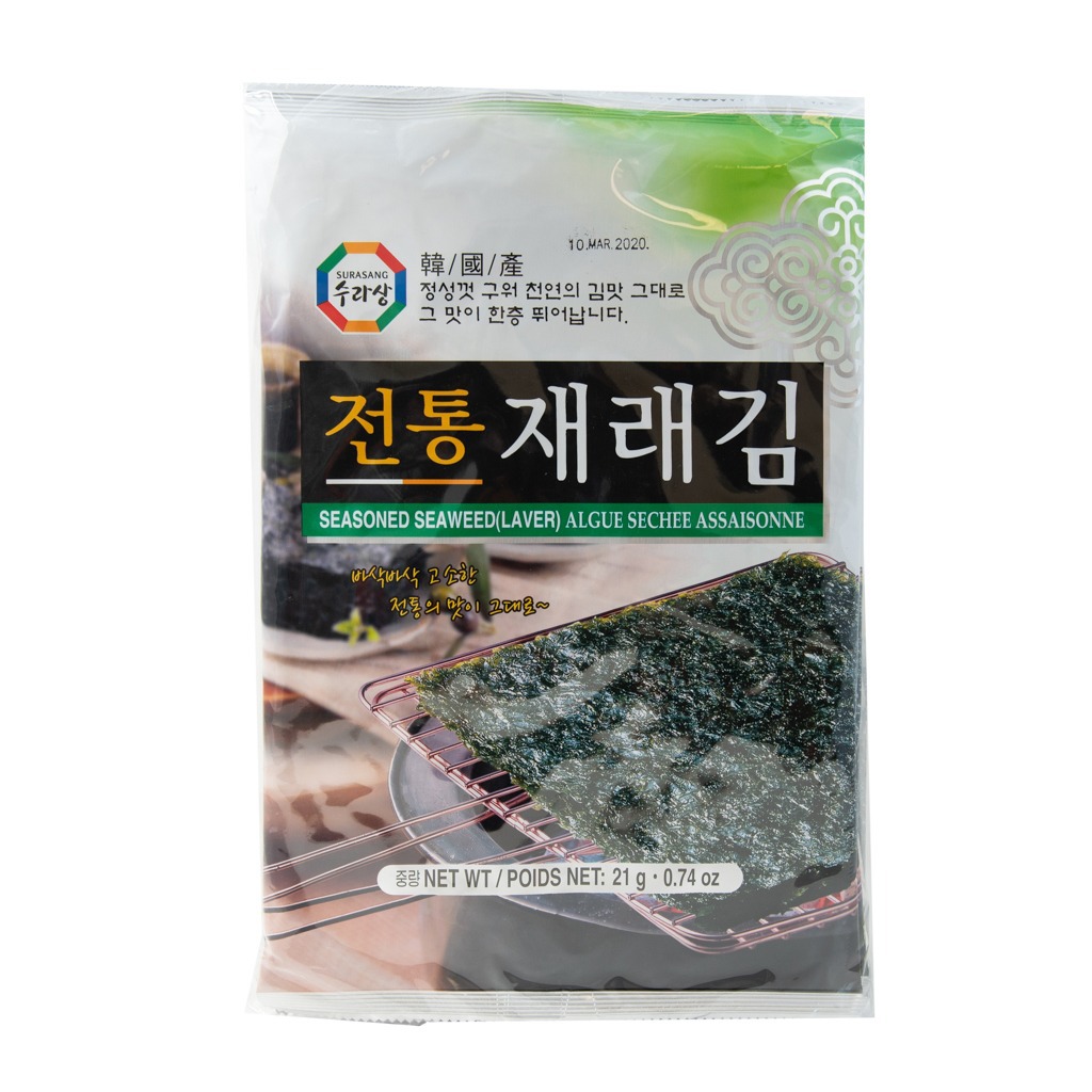 Get Surasang Seasoned Seaweed 21g Delivered | Weee! Asian Market